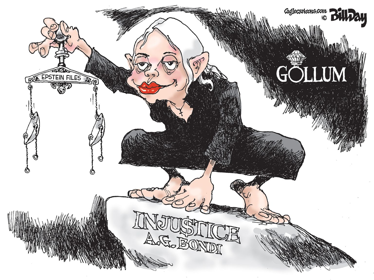 Gollum Bondi, A Cartoon by Award-Winning Bill Day | Smart City Memphis