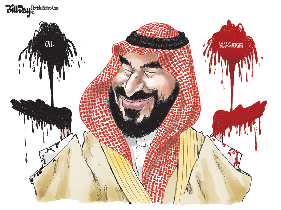 Mohammad Bin Salman, A Cartoon By Award-Winning Bill Day | Smart City ...