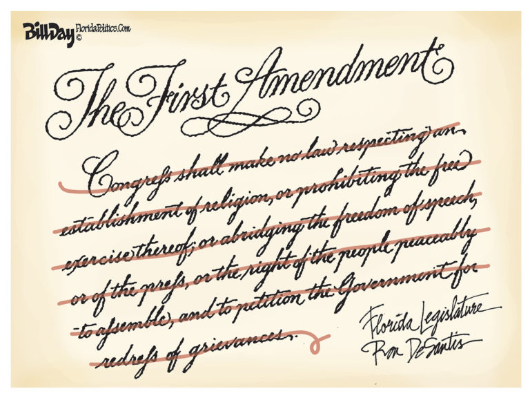 The First Amendment, A Cartoon By Award-Winning Bill Day | Smart City ...