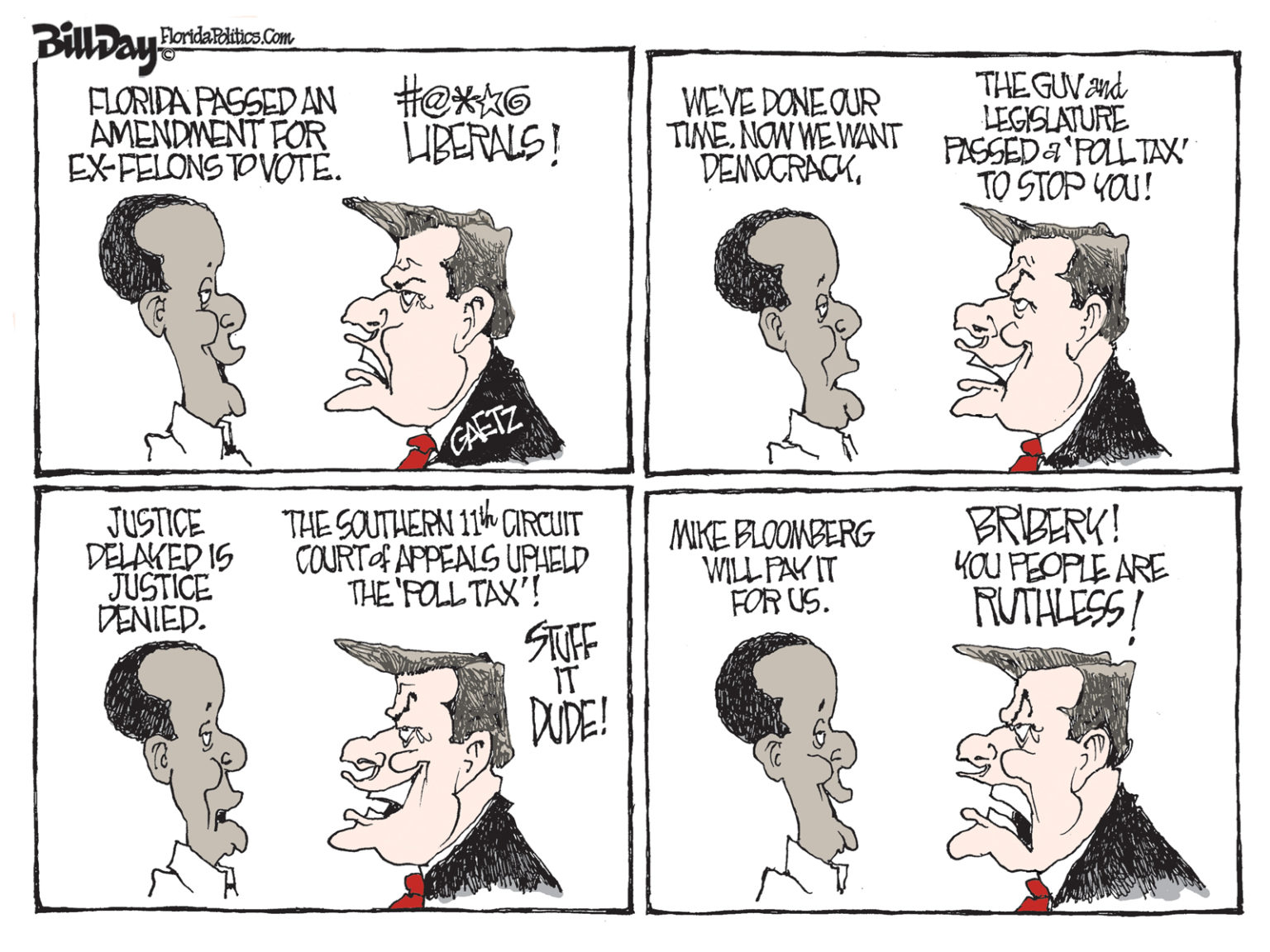 Matt Gaetz, A Cartoon By Award-Winning Bill Day | Smart City Memphis