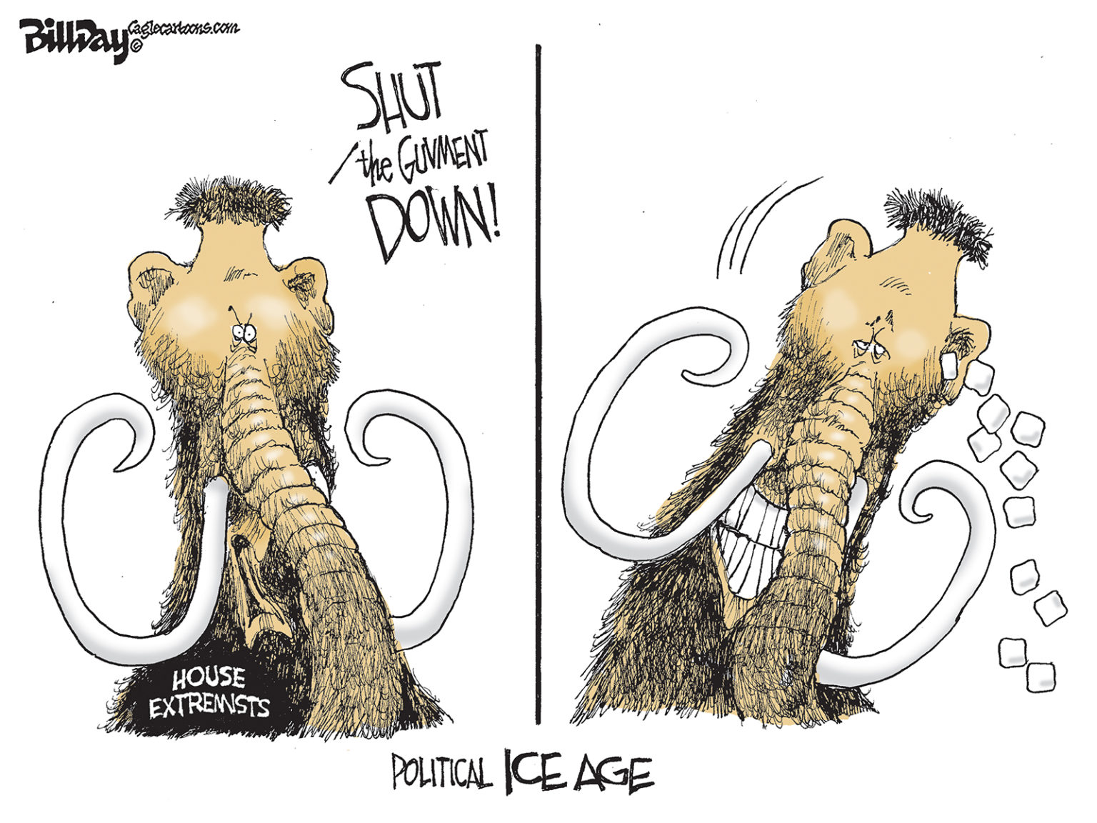 Political Ice Age, A Cartoon By Award-Winning Bill Day | Smart City Memphis