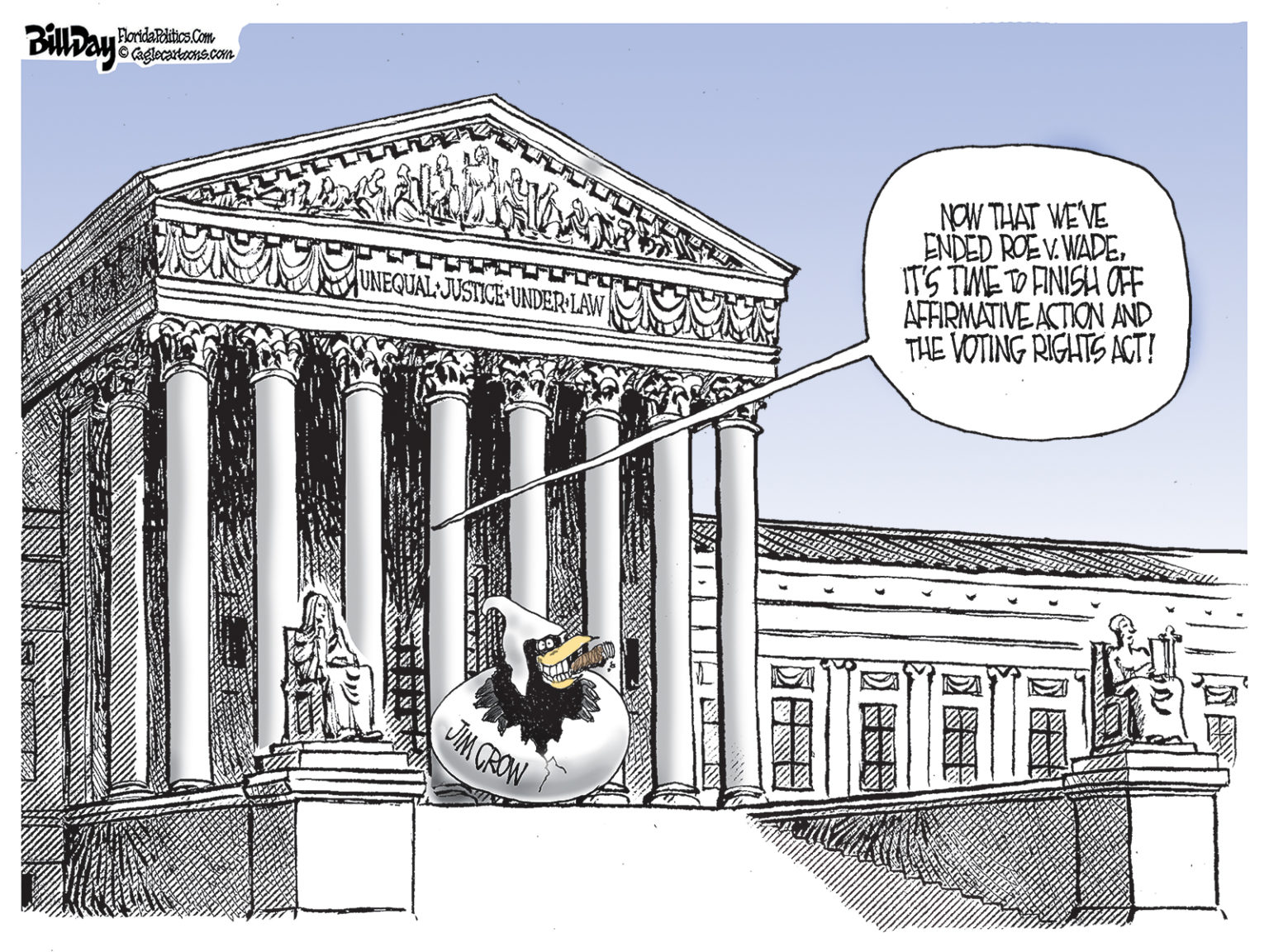 Jim Crow Returns, A Cartoon by Award-Winning Bill Day | Smart City Memphis